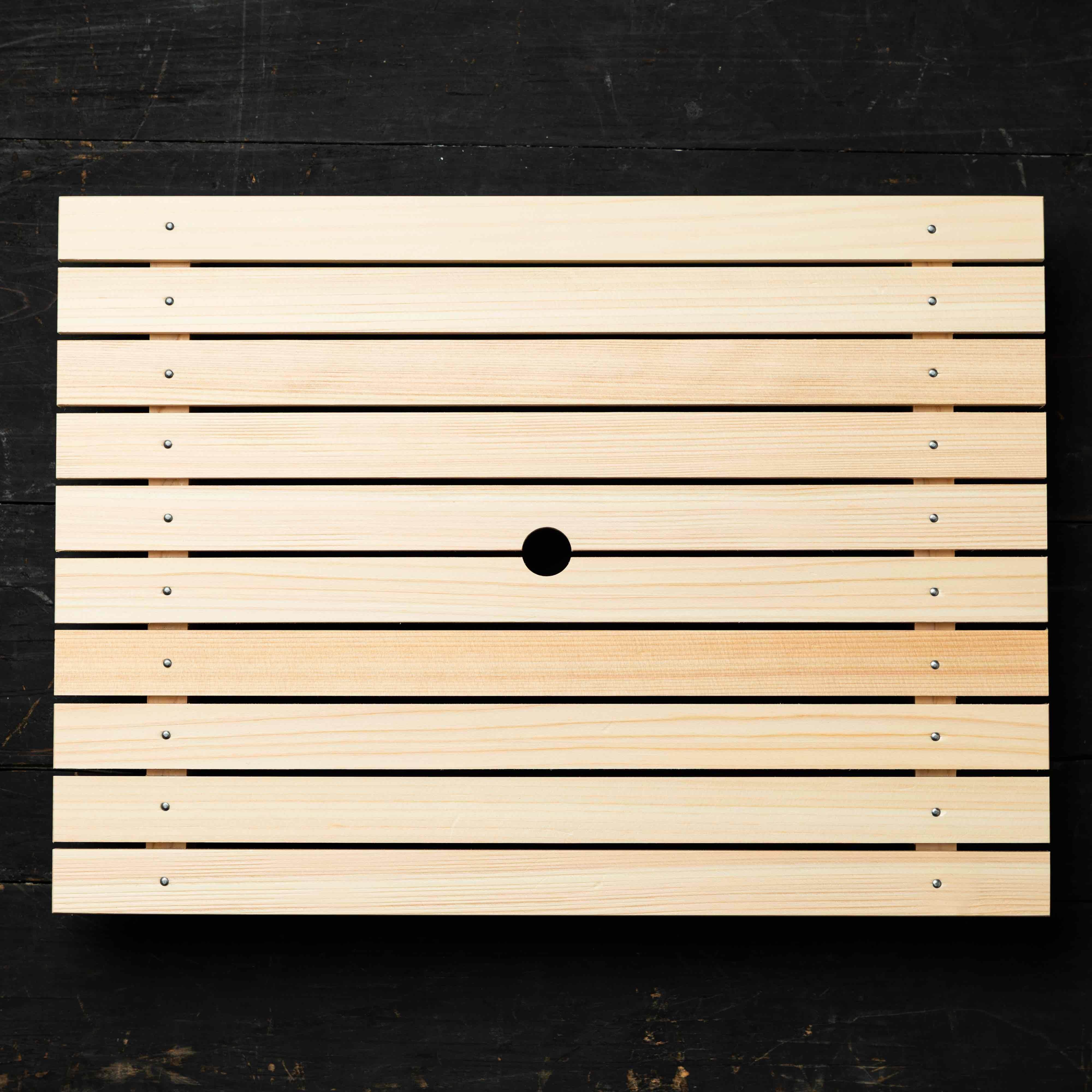 Wooden Sushi Box with Clear Lid - 39cm x 29cm x 10cm H – Chubo Knives